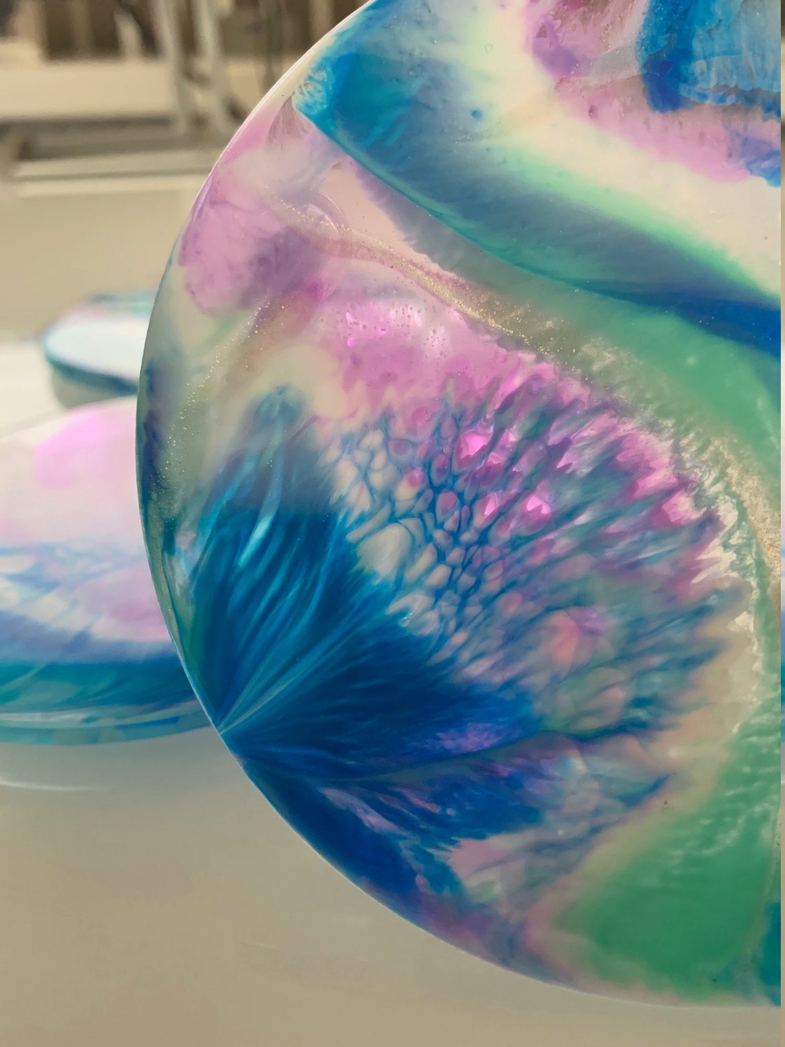 Set of Four Transparent Acrylic Coasters - Etsy