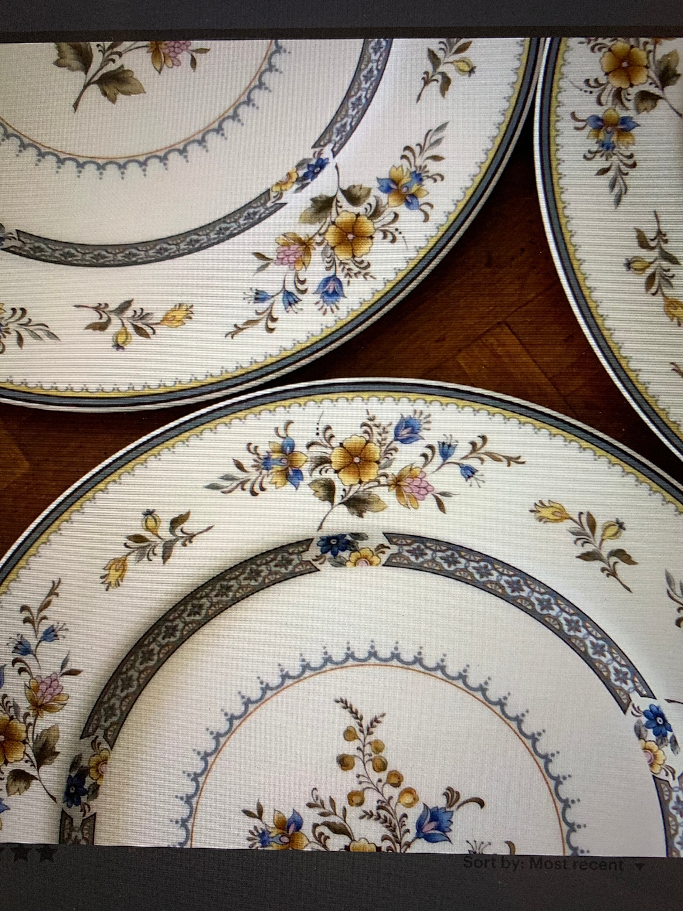 Mikasa Dinner Plates "chippendale" Pattern A1-190 - Bone China - Etsy