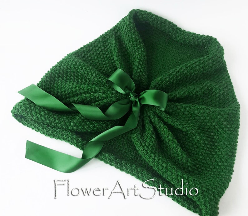Emerald Green Knitted Cape for Bridal Wedding Bolero - Etsy