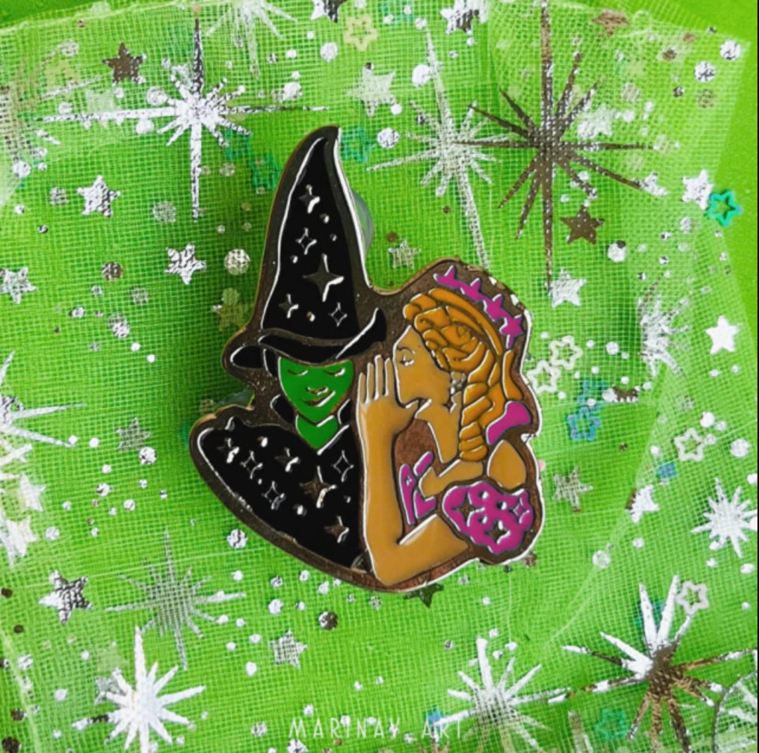 Wicked for Good Enamel Pins - Etsy
