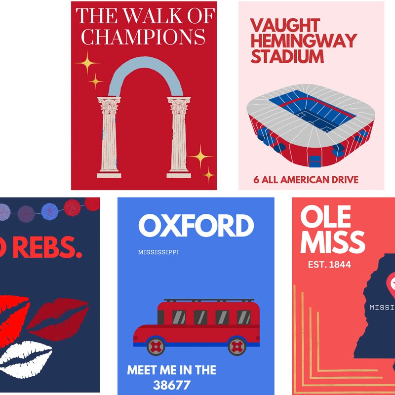 Ole Miss Wall Decor - Etsy