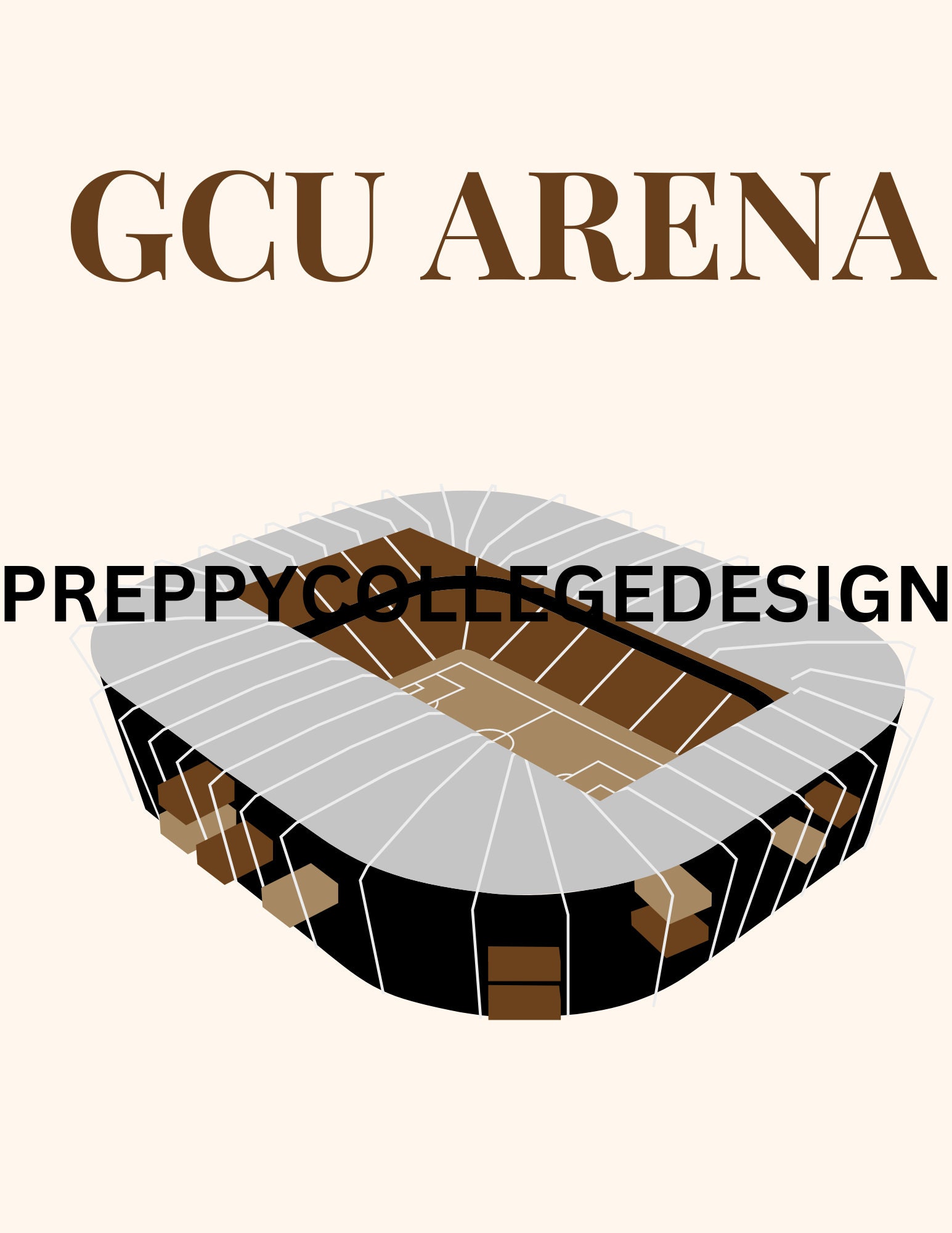 Grand Canyon University College Digital Designs - Etsy