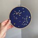 Handmade Personalised Embroidered Star Sign Constellations - Etsy