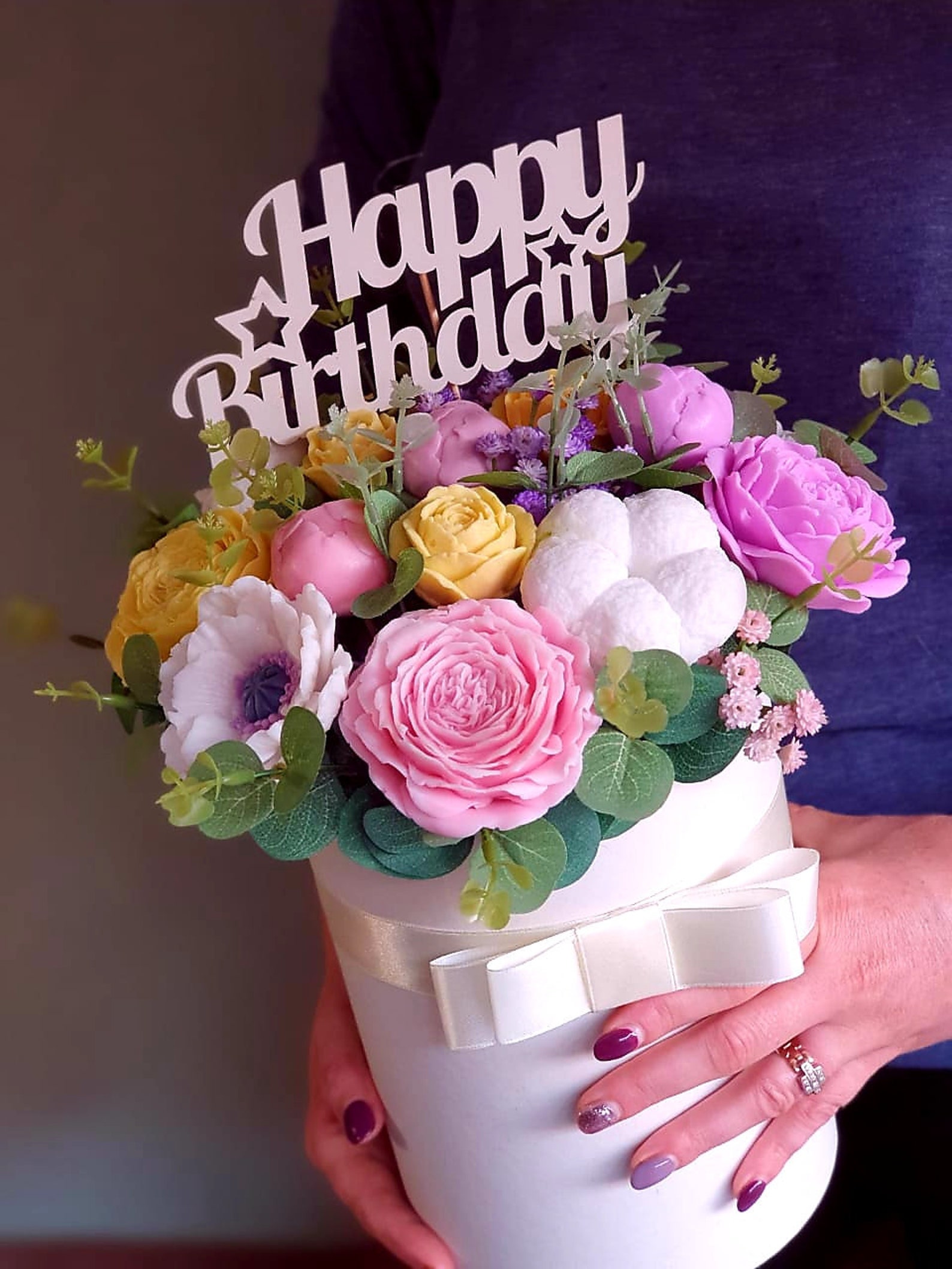 Soap Flower Bouquet Handcrafted Soap Lover Gift Soap Handmade - Etsy