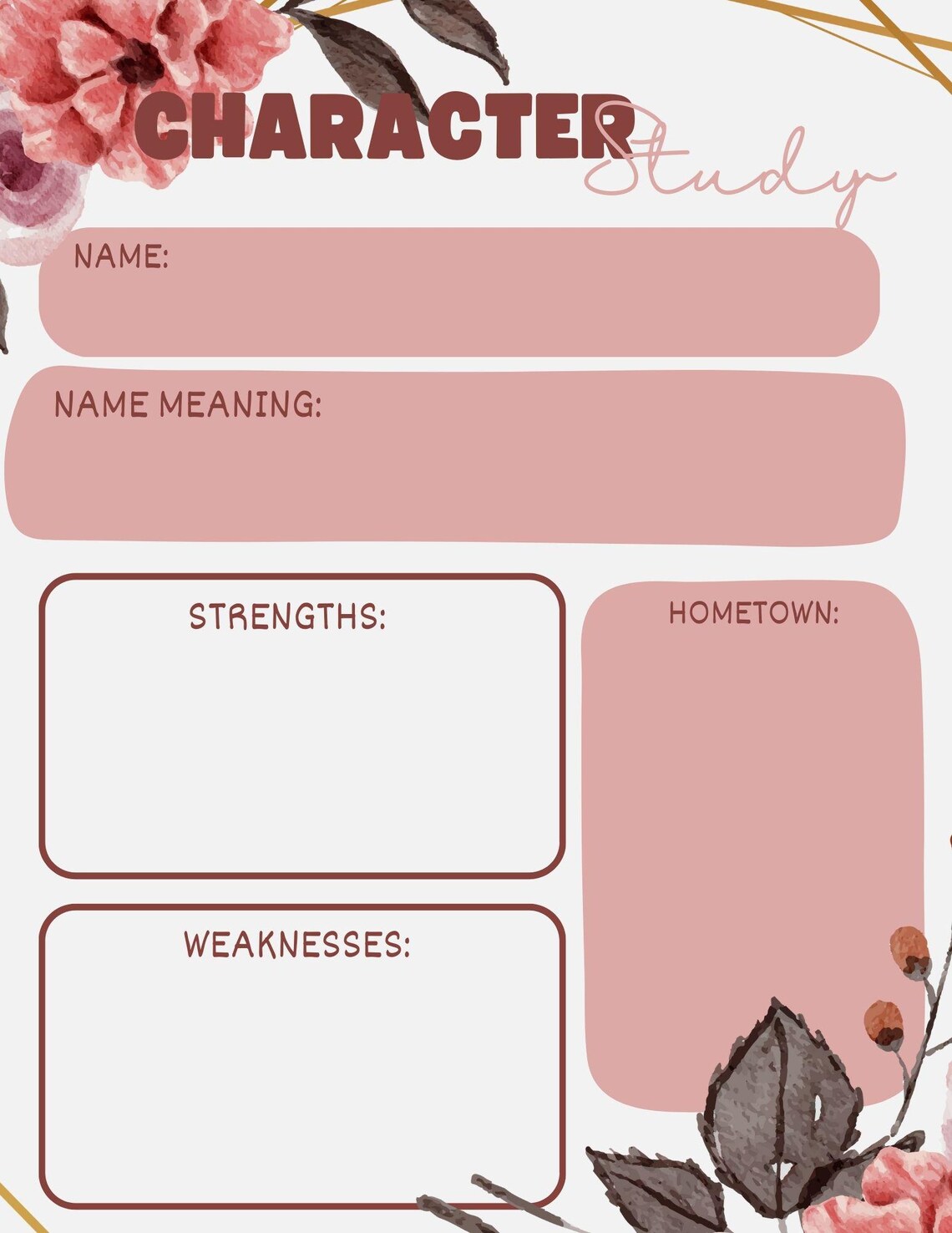 Bible Study Study Guide/journal/digital Download/canvatemplate - Etsy