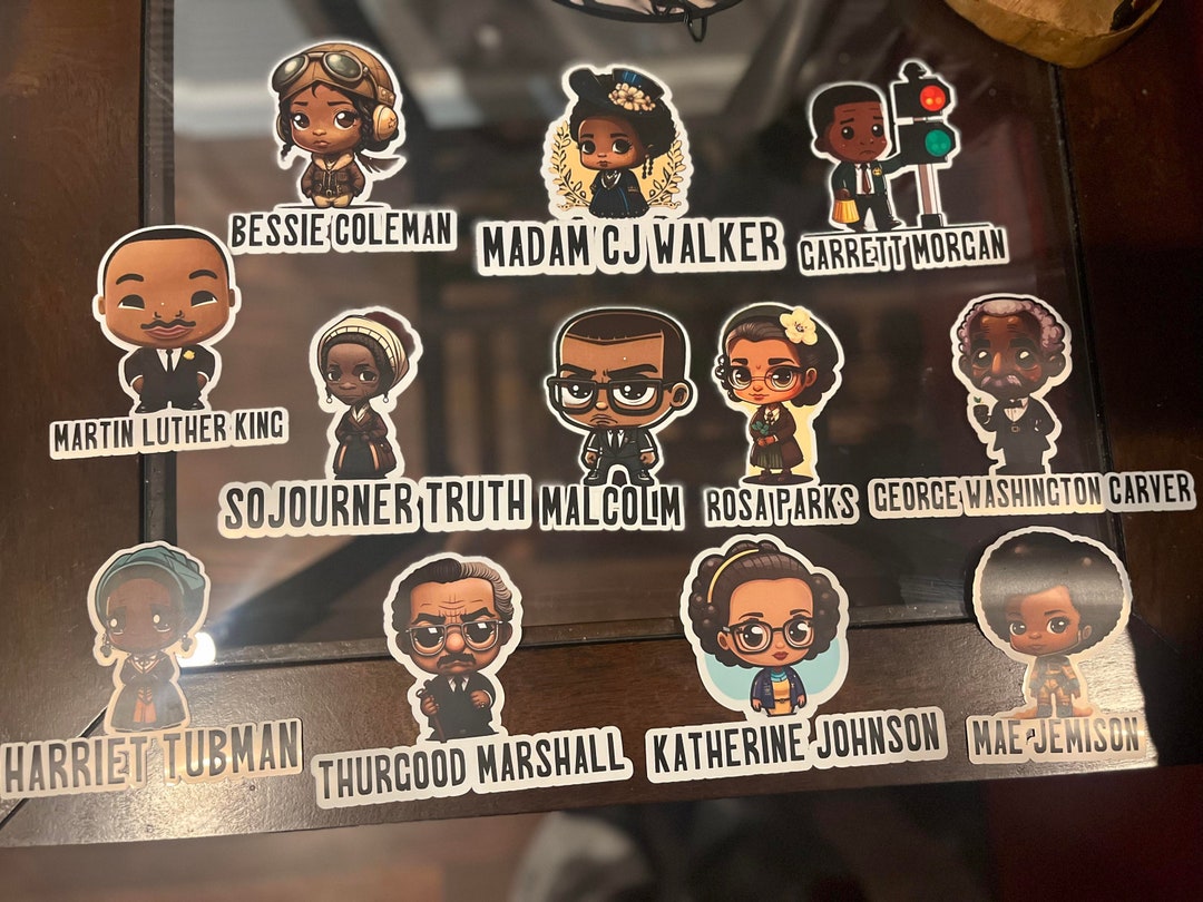 Black History Leaders Clip Art, Sublimation, Black History, SVG ...