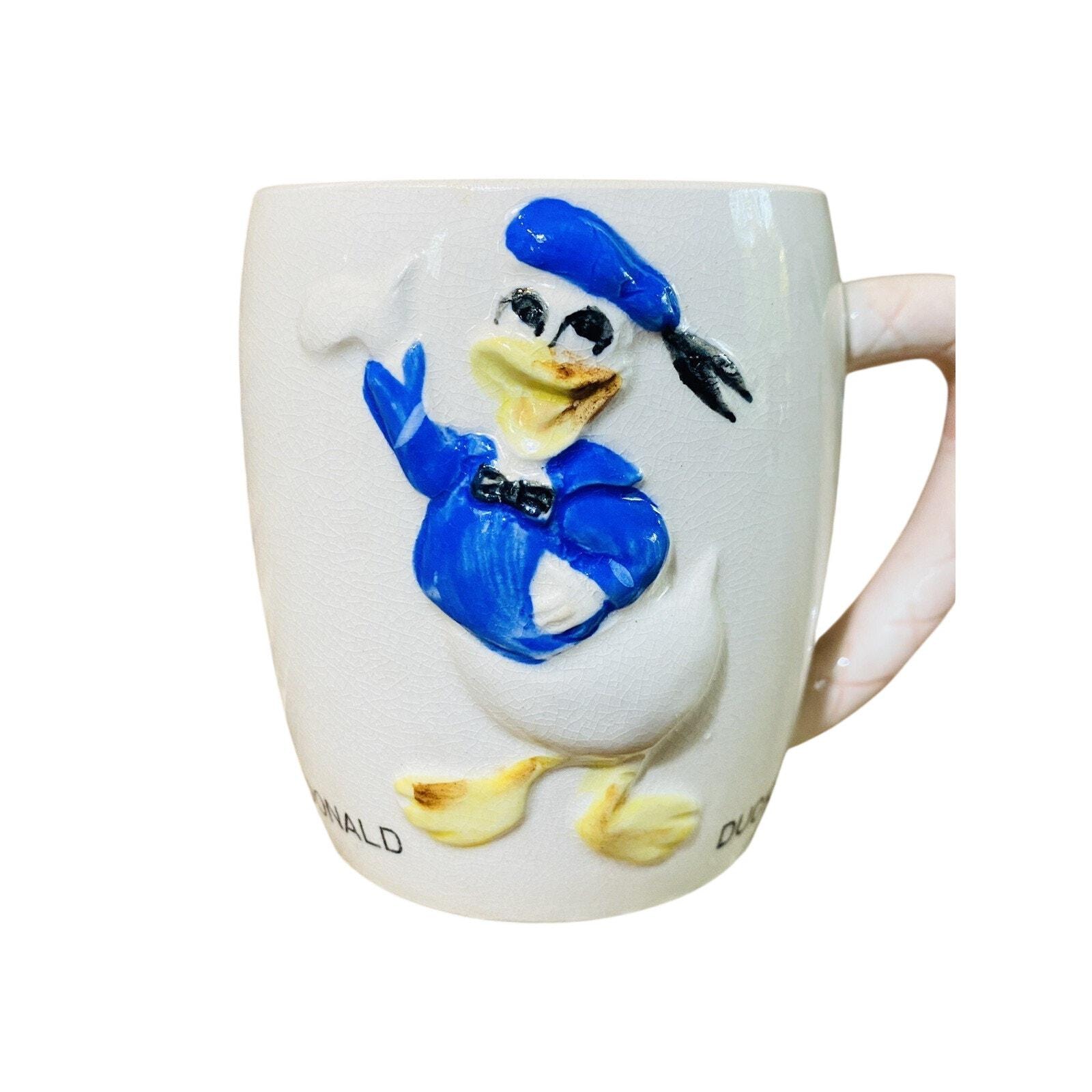 Donald Duck Coffee Mug Walt Disney Japan 1960s Vintage - Etsy
