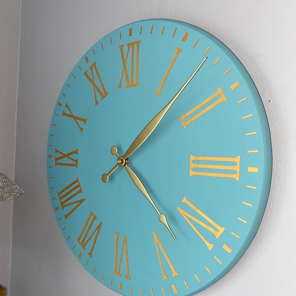 Gold Minimalist Wall Clock - Etsy