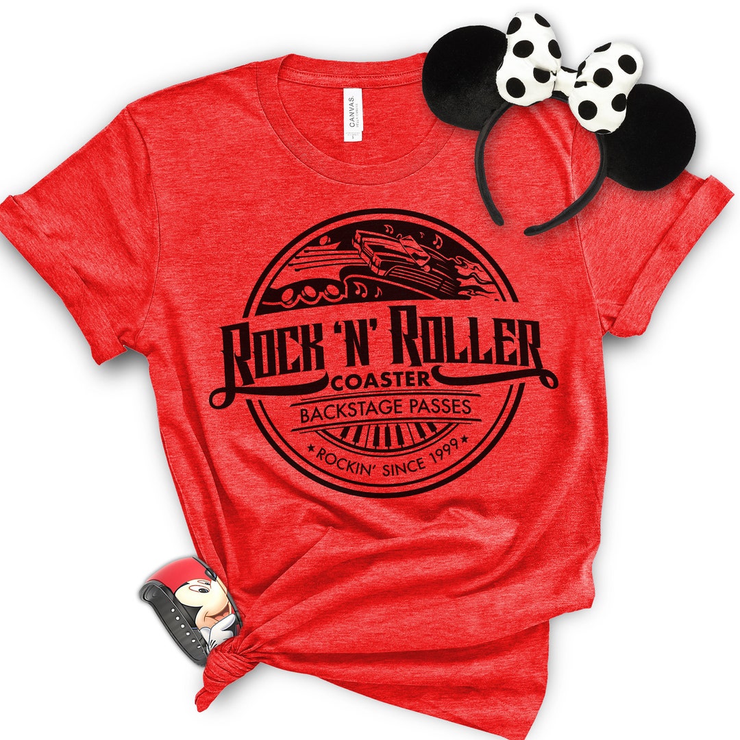 Rock N Roller Coaster Shirt, Disney Shirts for Men and Women, Disney ...