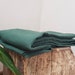 Emerald LINEN SHEET - Green Linen Sheet - Natural Bedding - Organic ...