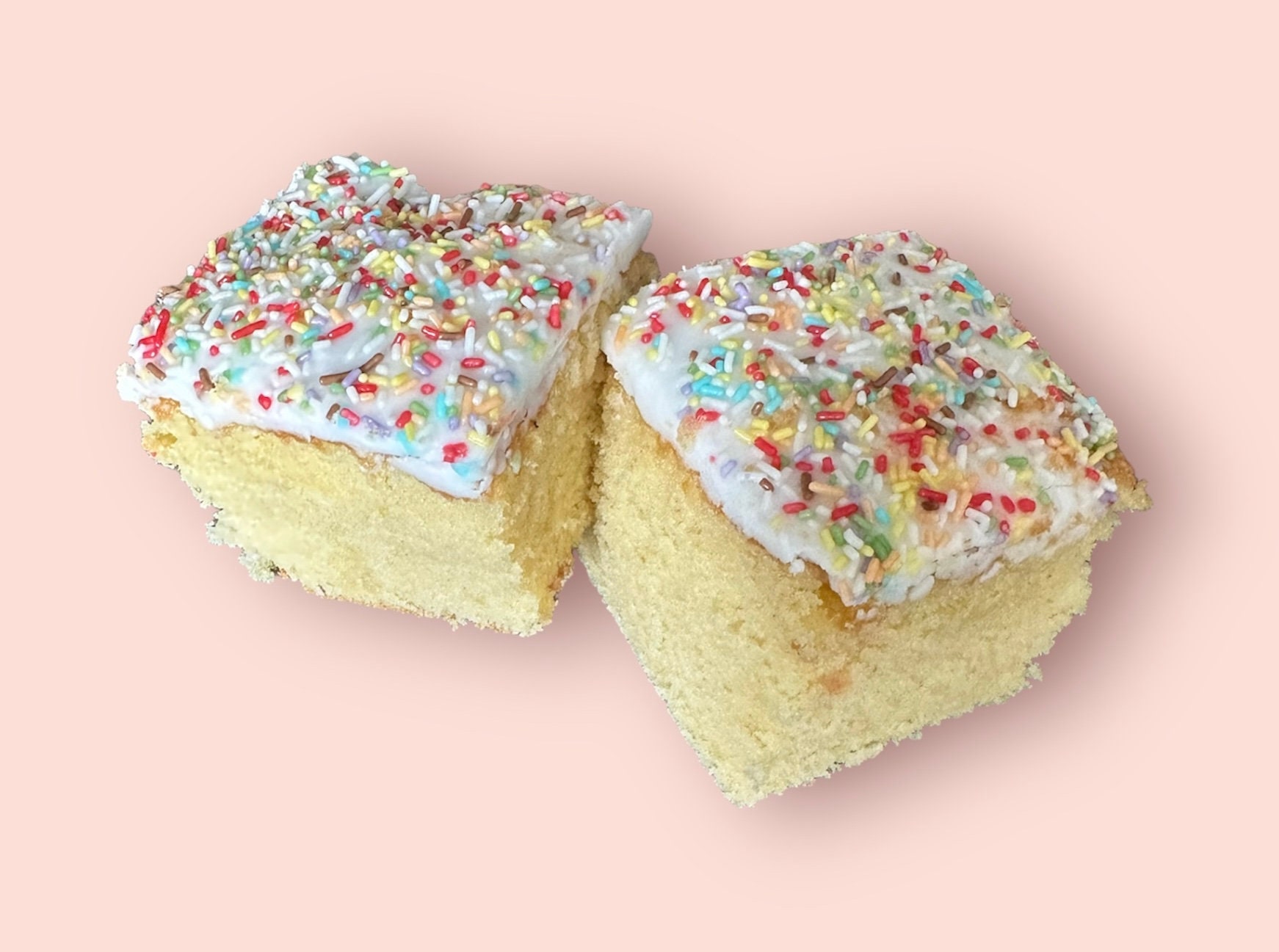 Handmade Old School Sprinkle Sponge Cake T Treat Date Night Fathers Day Etsy