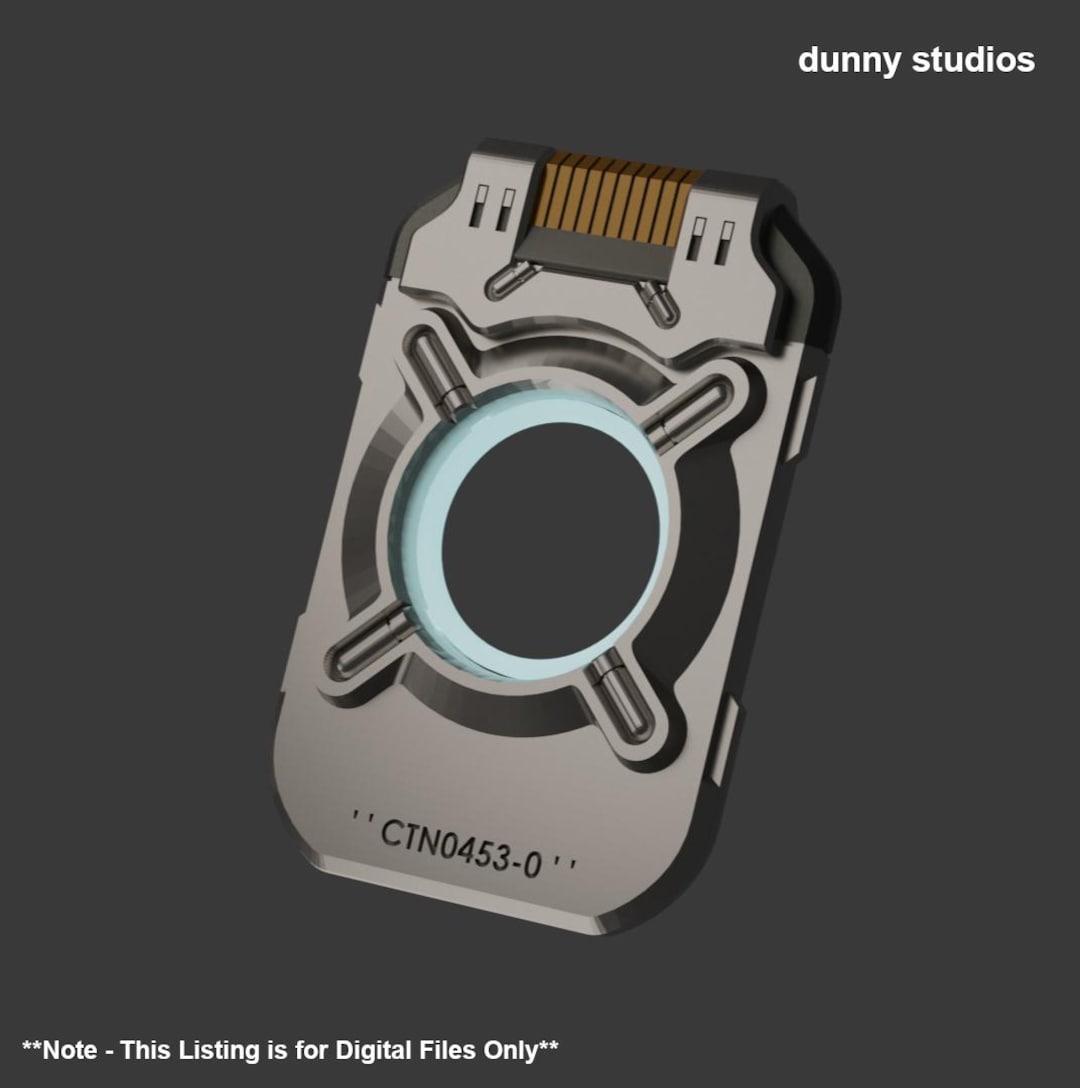 Halo Inspired Cortana AI Data Chip STL Files for 3D Printing - Etsy