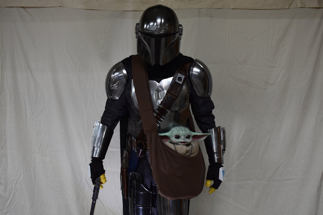 The Mandalorian Inspired Crossbody Grogu Bag - Cosplay Carrying Bag for ...