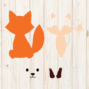 Cute Baby Fox Svg, Cut File for Cricut, Woodland Animals Svg, Shirt ...