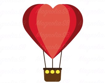 Heart Shaped Balloon Svg - Etsy