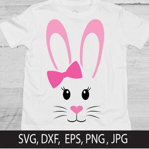 Easter Bunnies SVG, DXF, Bunny Clipart, Cutting, Easter Svg, Vector ...