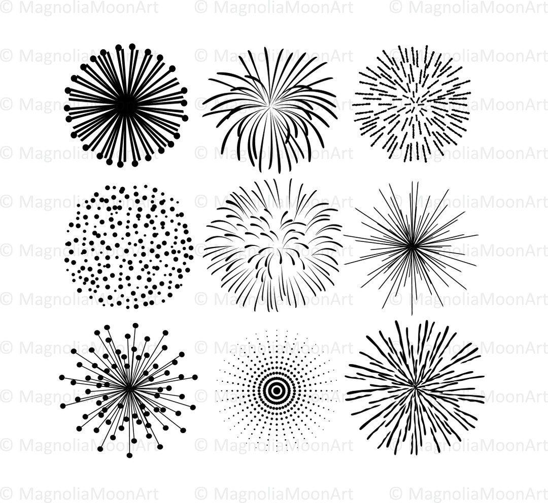 Fireworks Bundle SVG, Fireworks DXF, Fireworks Clipart, Cutting ...