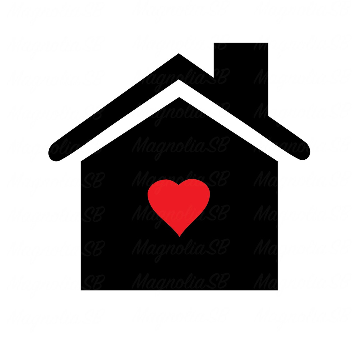 House SVG DXF House Icon Clipart Cutting Vector House - Etsy
