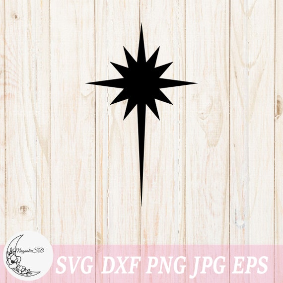Nativity Star Silhouette