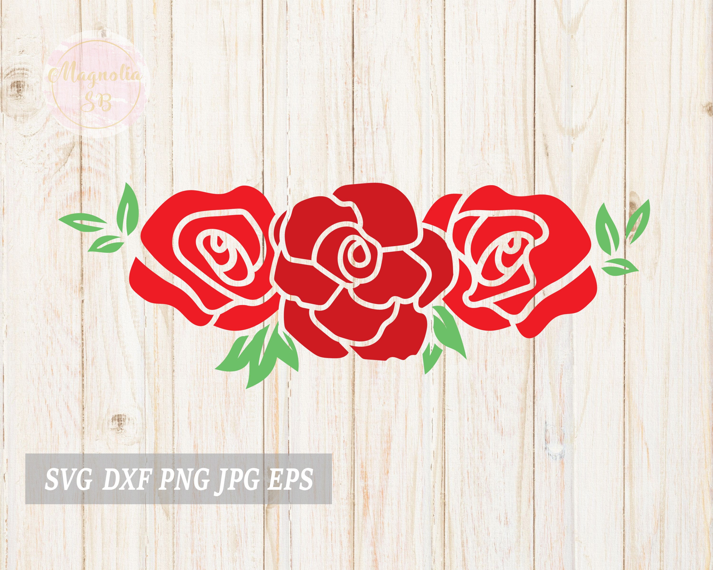 Red Rose Silhouette