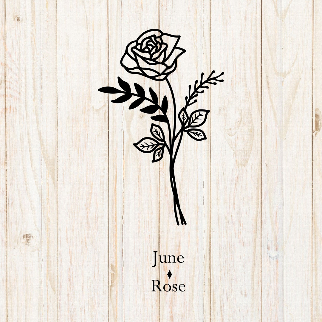 Birth Month Flower Svg, Birth Month Flower Bouquet, Cut File for Cricut ...
