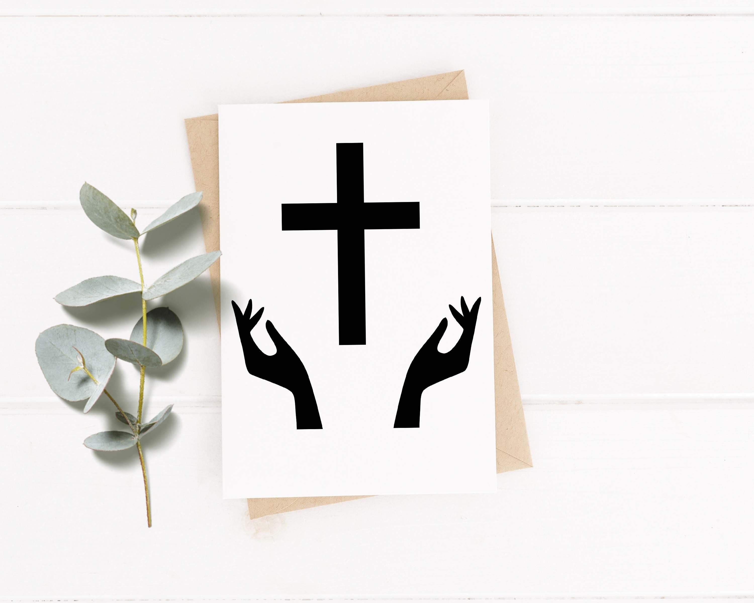 Praying Hands Cross Svg Hands Svg Cut File for Cricut | Etsy