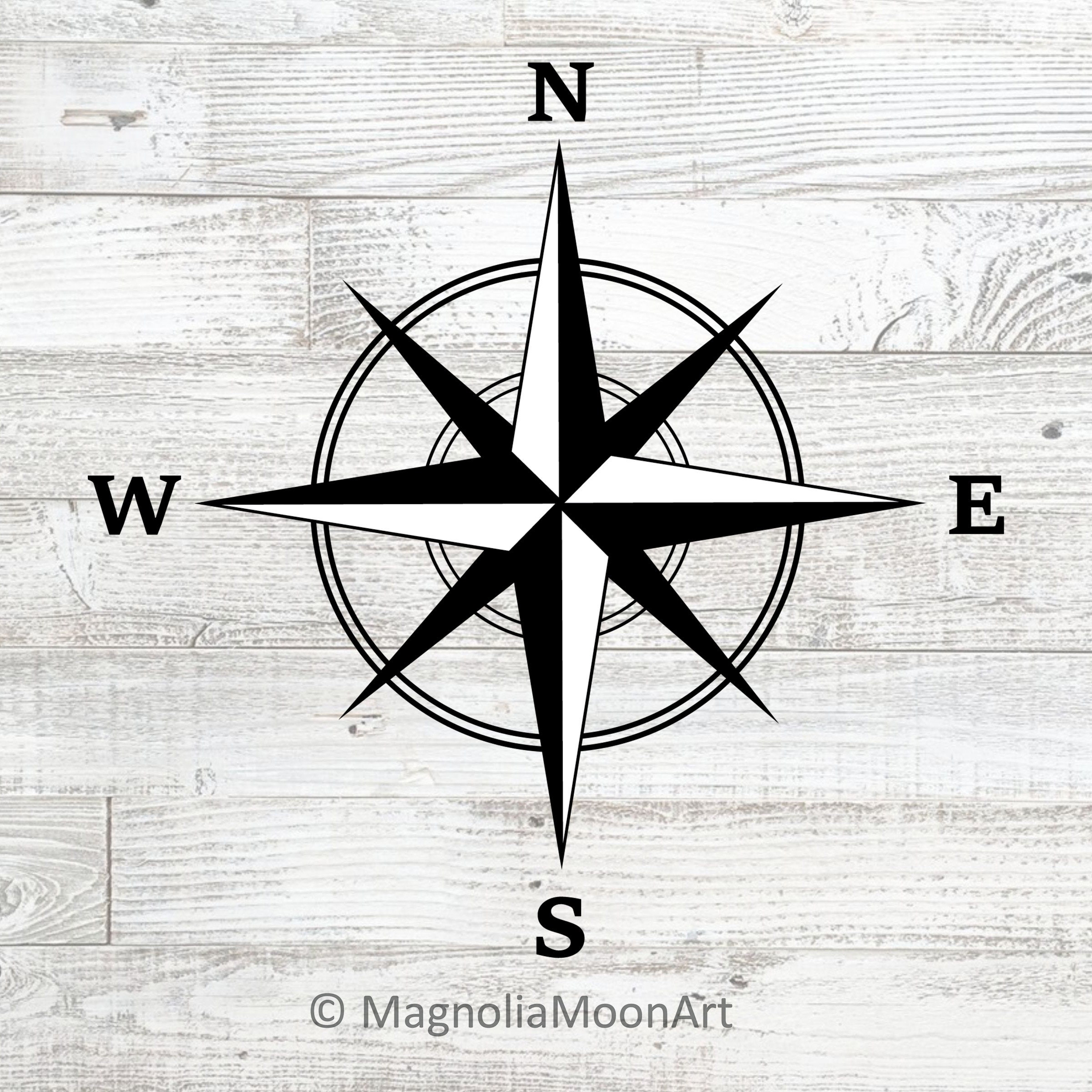 Detailed Compass Rose