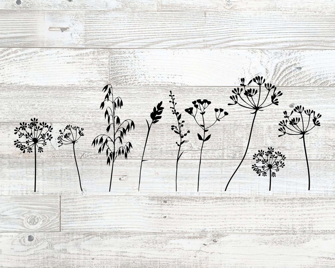 Field Grass Svg, Grass Svg, Cut File for Cricut, Meadow Grass Svg ...