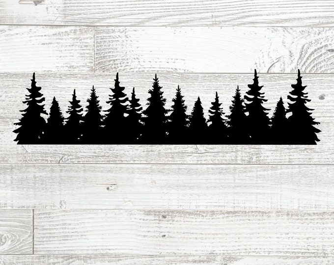 Fir Tree SVG, Pine Tree Svg, Cut File for Cricut, Tree Dxf, PNG, Jpg ...