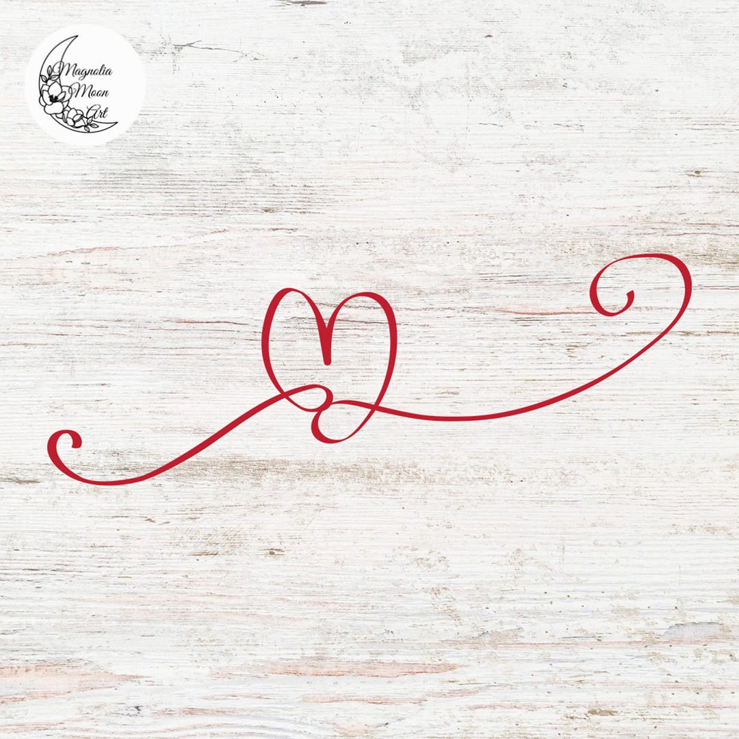 Valentine Heart Border Svg File | Valentine's Day Design | Cut File for ...