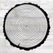 Tree Rings Silhouette Svg, Tree Ring Svg, Tree Cutting, Nature, Forest ...
