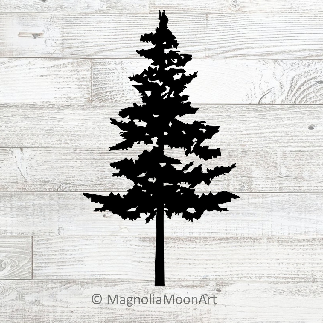 Pine Tree SVG, DXF, Tree Clip Art, Cut File for Cricut, Winter ...