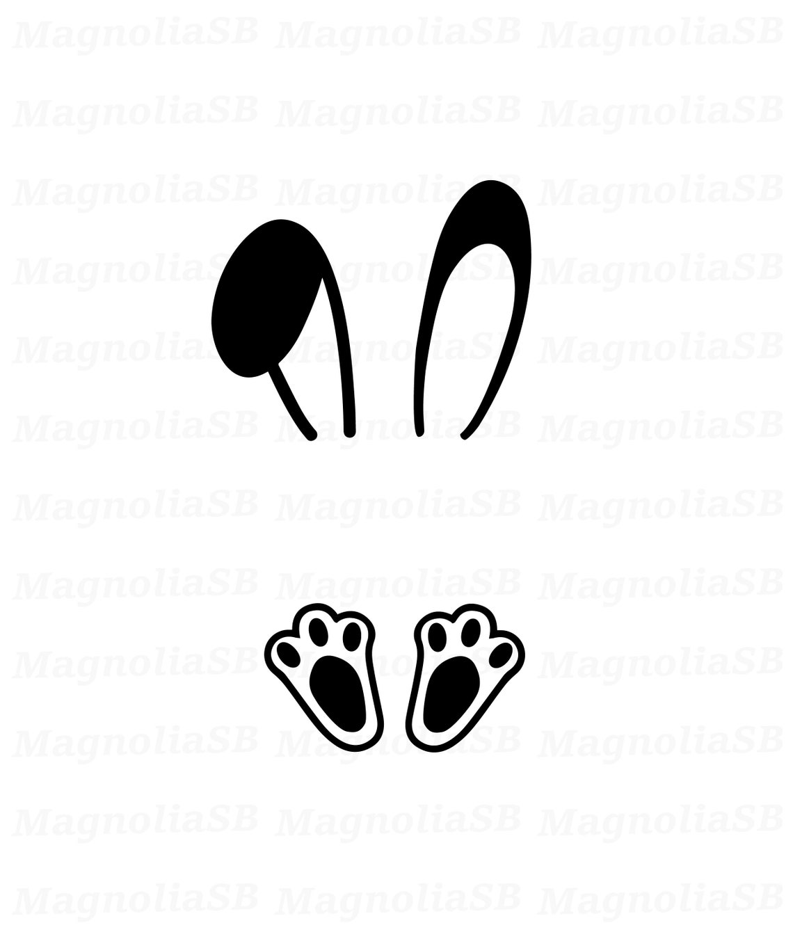 Baby Bunny Svg Bunny Ears Svg Bunny Feet Svg Cut File for - Etsy
