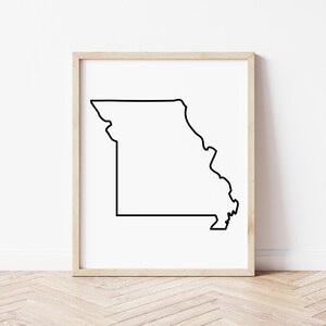 Missouri Outline SVG File | Missouri Cut File | DXF File for Laser Cut ...