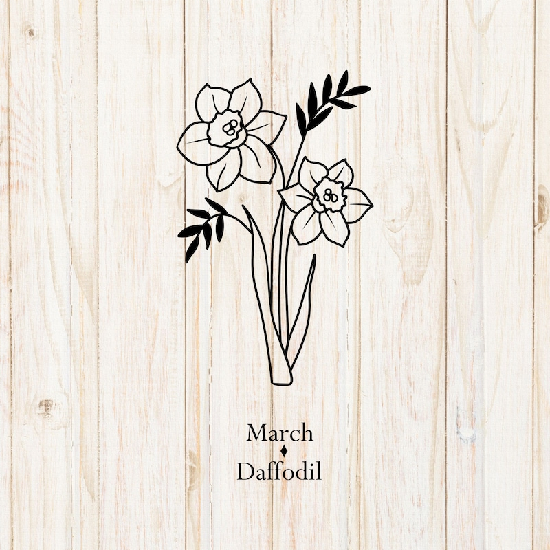 March Flowers Clip Art - Etsy