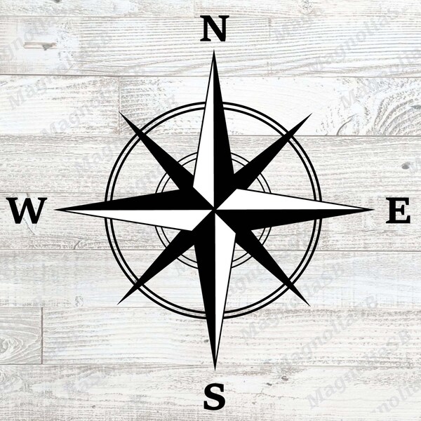 Compass Rose Design - Etsy