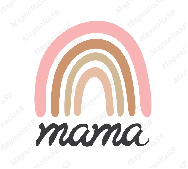 Mama Rainbow Svg Rainbow Svg Mama Svg Cut File for Cricut - Etsy