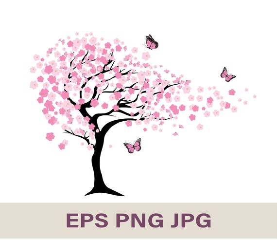 Cherry Blossom Tree Clip Art