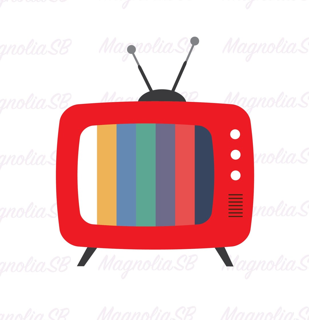 Retro TV Svg, Tv Svg, Cut File for Cricut, Retro Tv Png, TV Shape, Old ...
