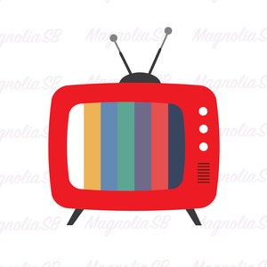 Retro TV Svg, Tv Svg, Cut File for Cricut, Retro Tv Png, TV Shape, Old ...