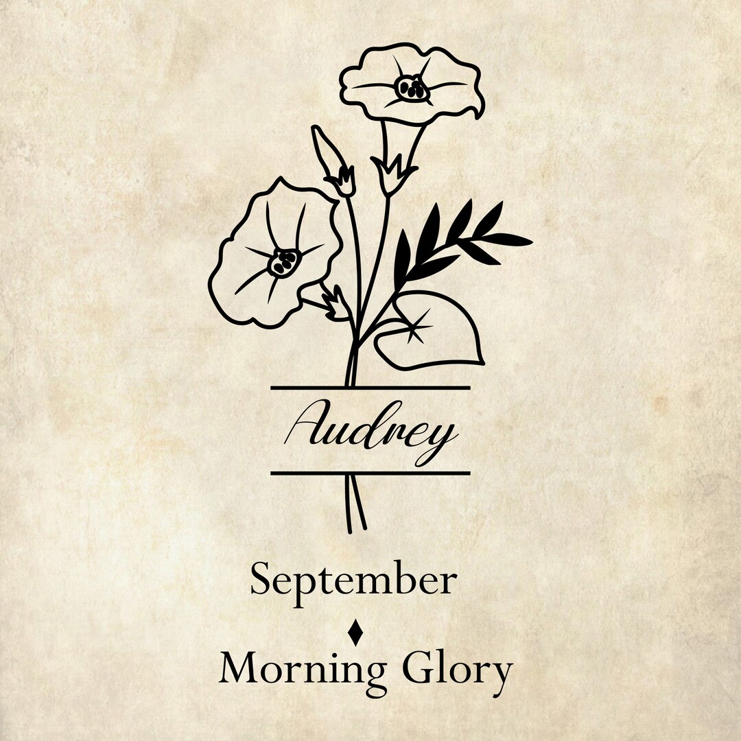 Birth Month Flower Frame Svg | Birth Month Flower Bouquet | Cut File ...