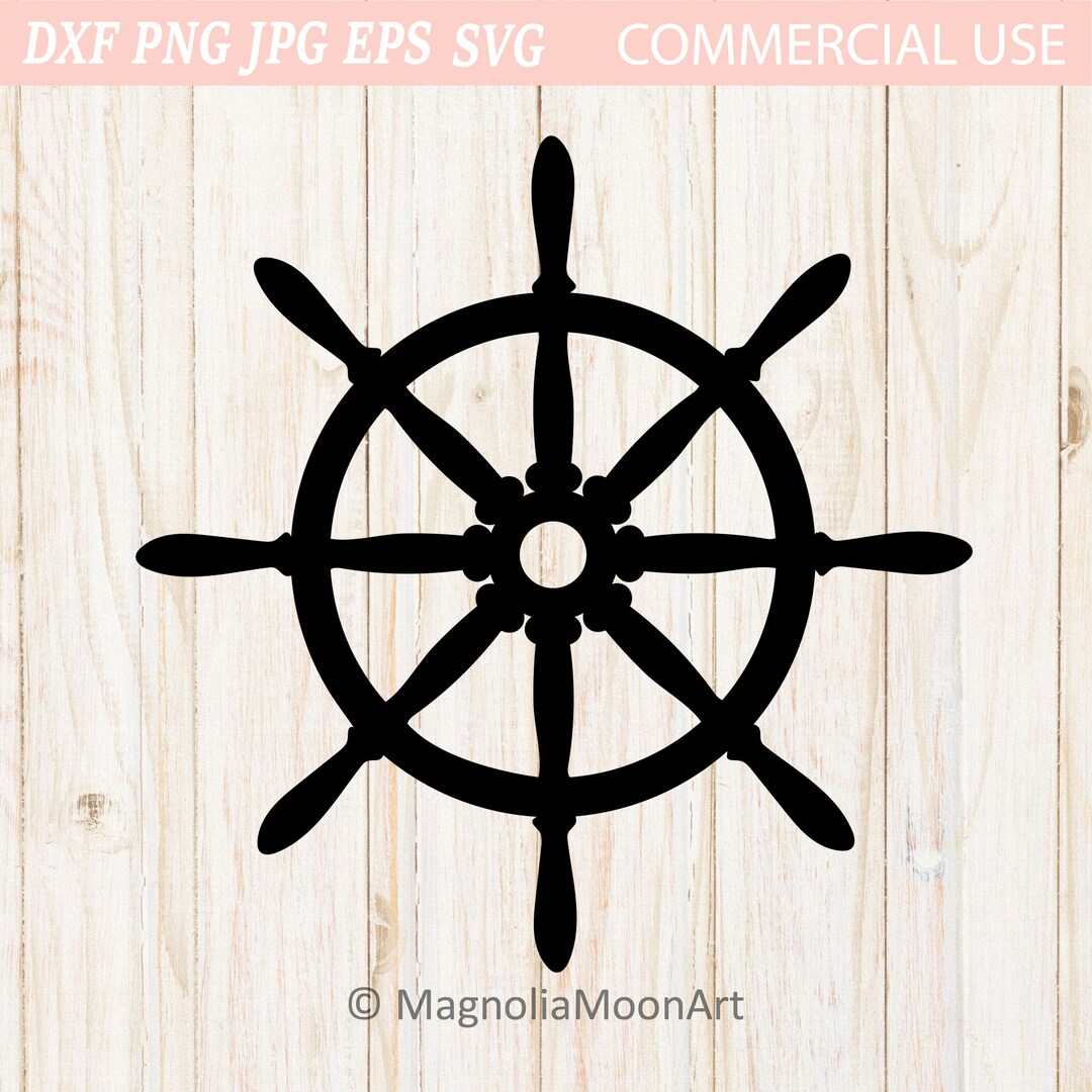 Ship Wheel SVG | Steering Ship Wheel Svg | Ship Wheel Vector Clip Art ...