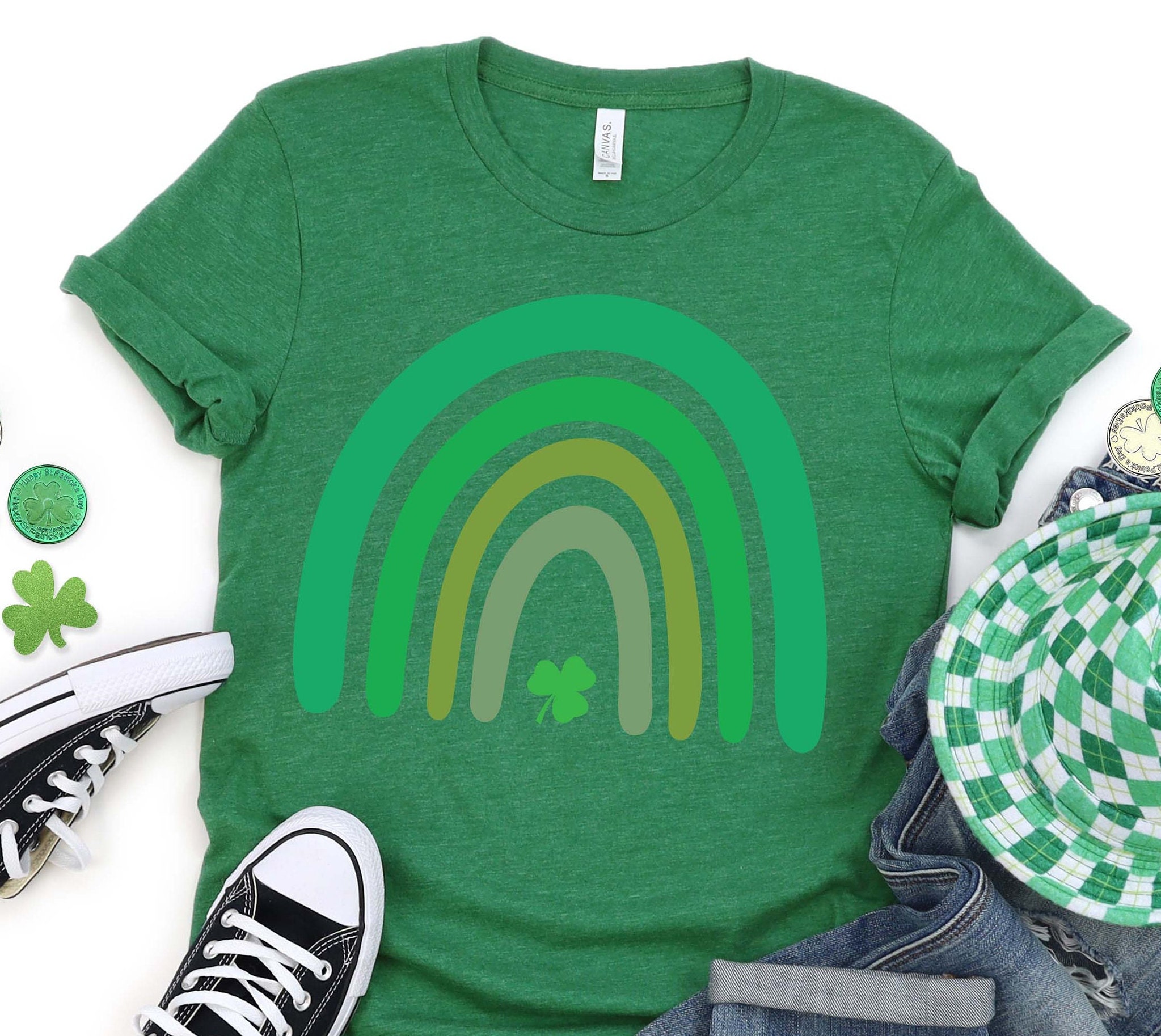 Green Rainbow Svg Rainbow Svg Cut File for Cricut Saint - Etsy