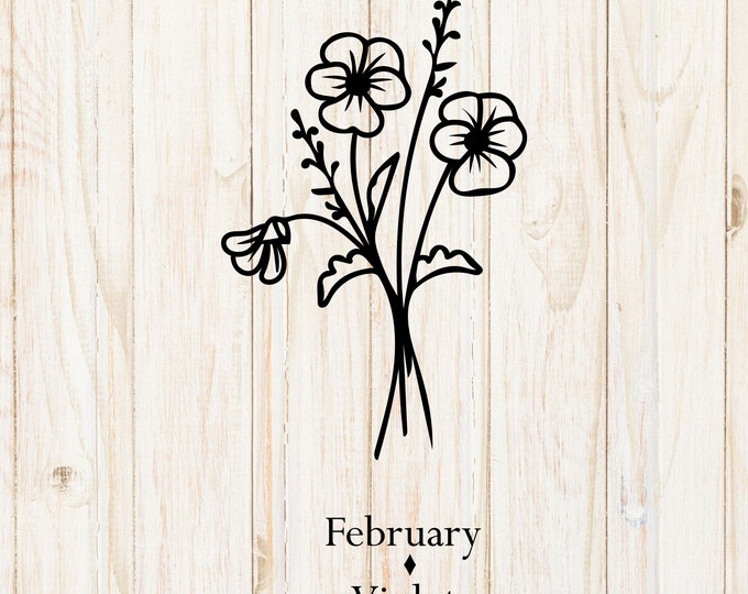 Birthmonth Flower SVG | Flower Svg | Birth Flowers Svg | Floral Svg ...