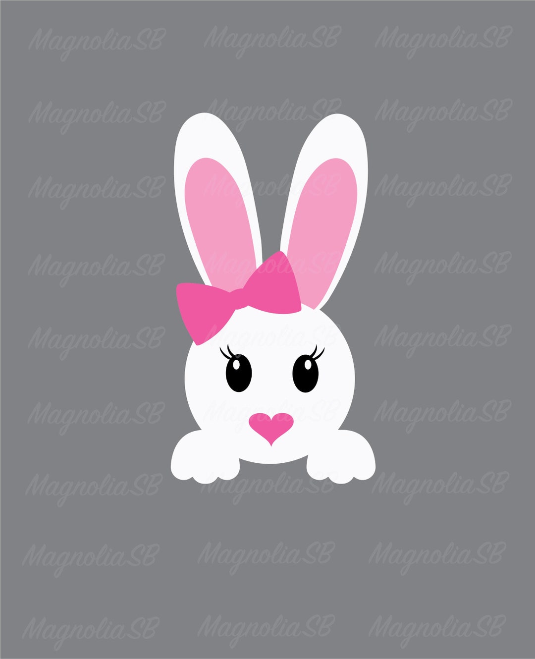 Layered Easter Bunny Svg, Bunny Svg, Cut File for Cricut, Easter Svg ...