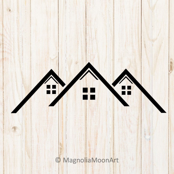 House Roof Frame Svg - Etsy UK