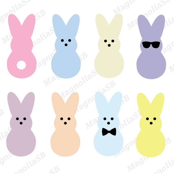 Bunny Silhouette - Etsy