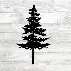 Pine Tree SVG DXF Tree Clip Art Cut File for Cricut - Etsy