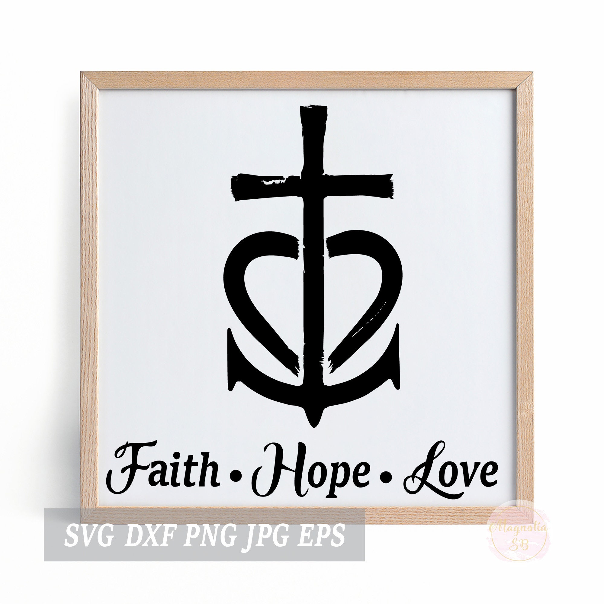 Faith Hope Love Anchor