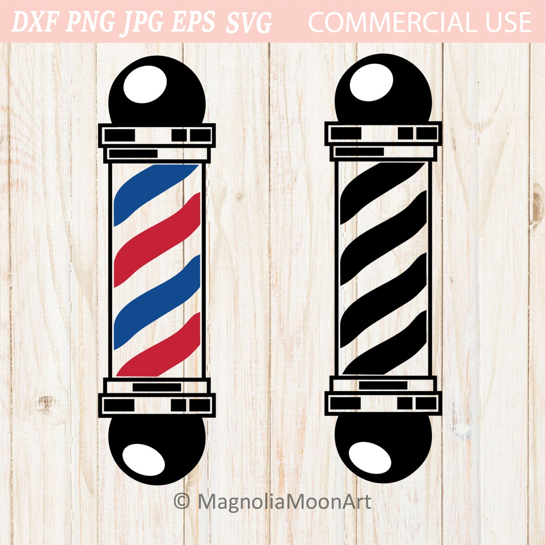 Barber Pole Svg. Barber Shop Svg. Cut File for Cricut. Haircut Svg ...